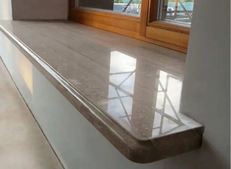 Granite window sill